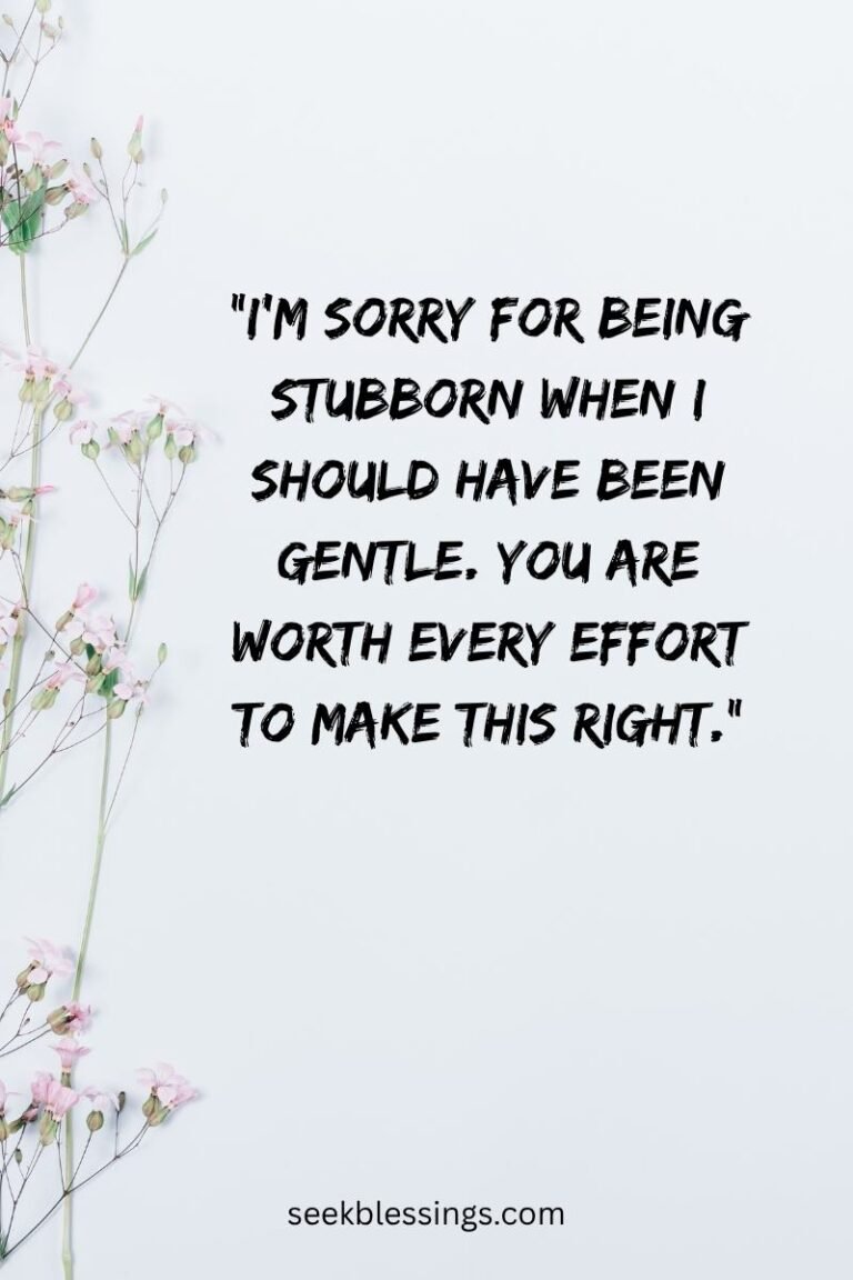 125+ Heartfelt Sorry Quotes to Apologize with Love
