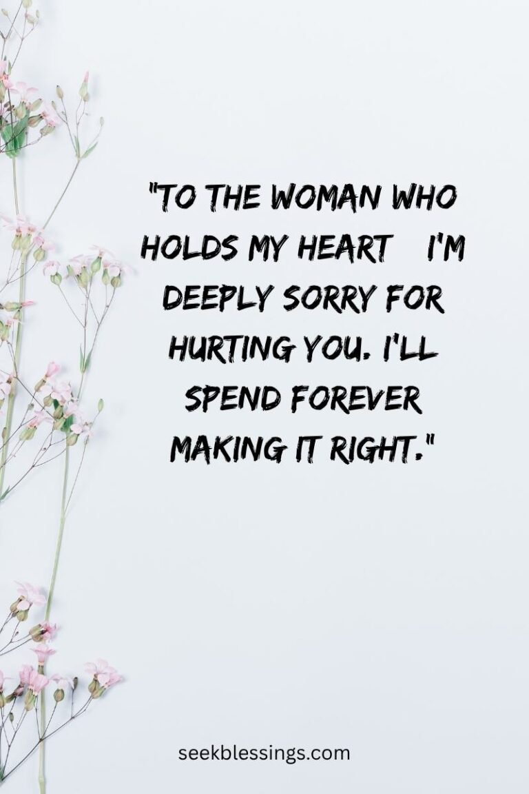 125+ Heartfelt Sorry Quotes to Apologize with Love
